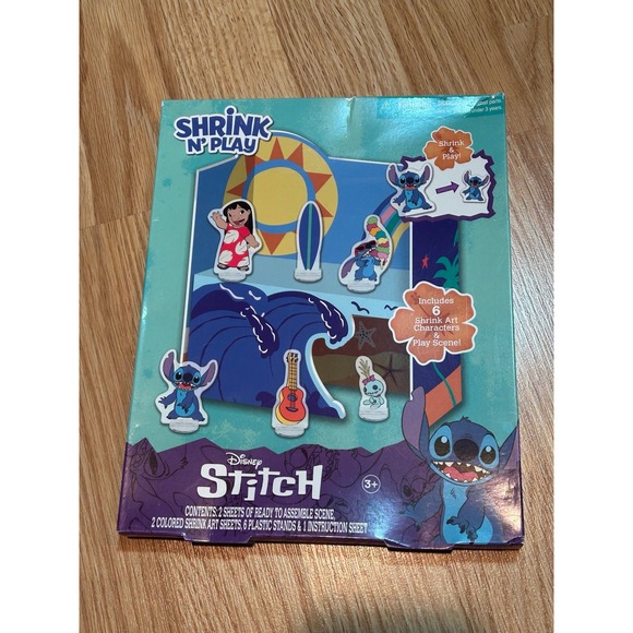 Disney | Toys | Nwt Disney Stitch Shrink N Play Shrink Art Kit | Poshmark
